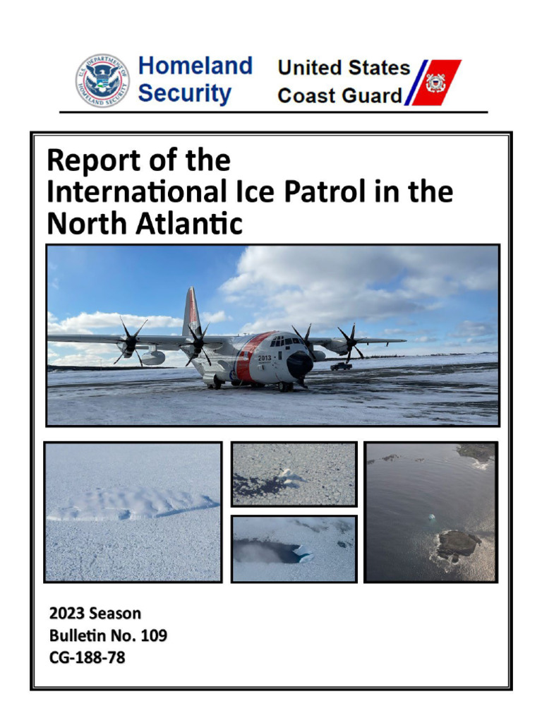 Report of The International Ice Patrol in The North Atlantic 2023 | PDF ...