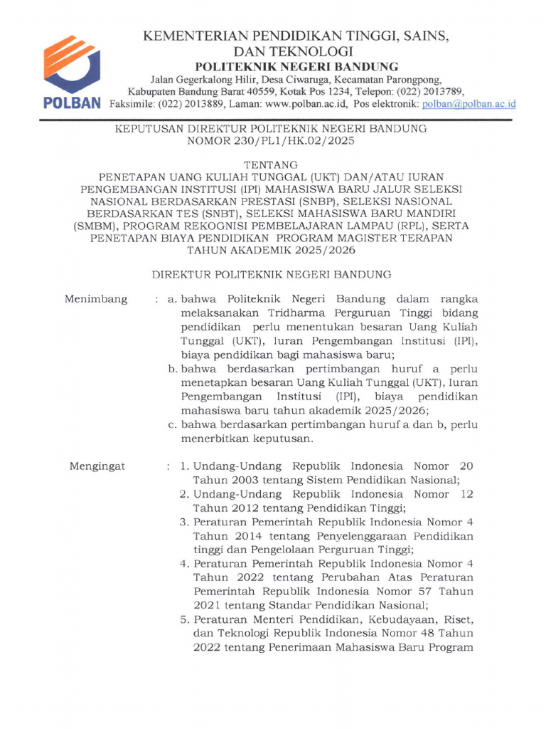 230-SK-UKT-dan-IPI-2025-2e1bd11f-6af6-495e-82dc-08f95c27d1e6 | PDF