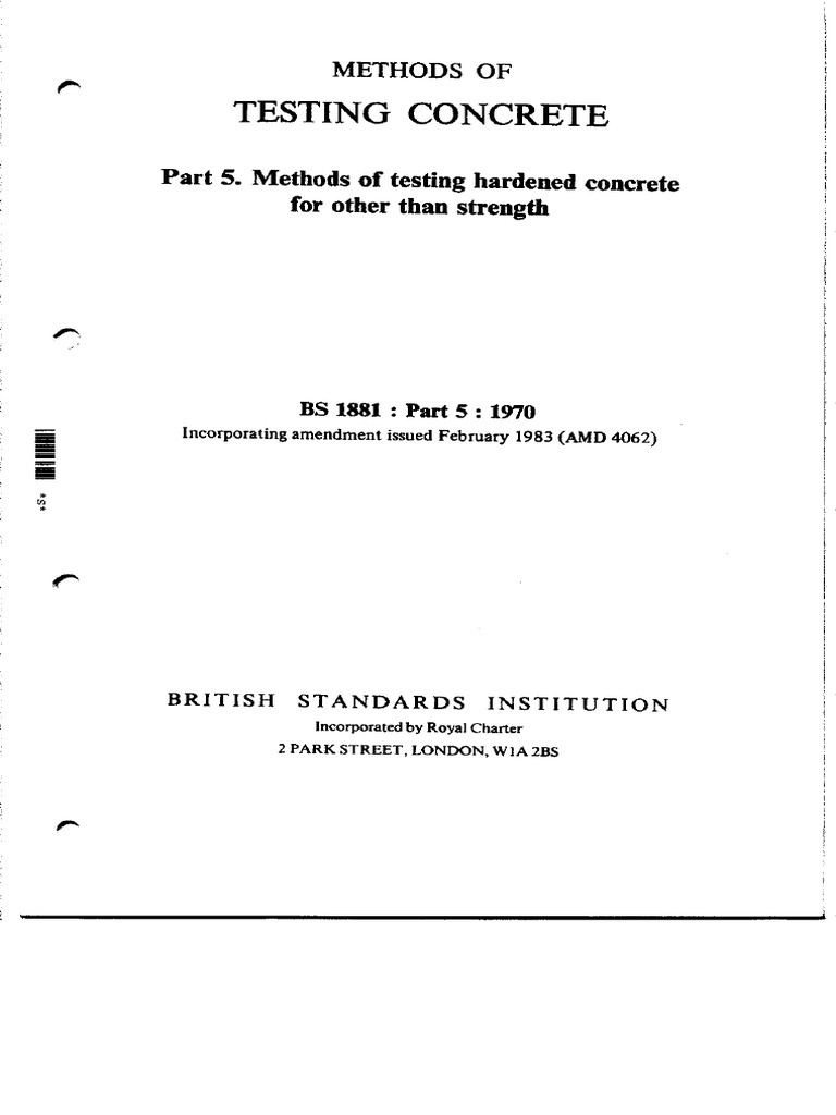 BS 1881 pART 5 1970 | PDF