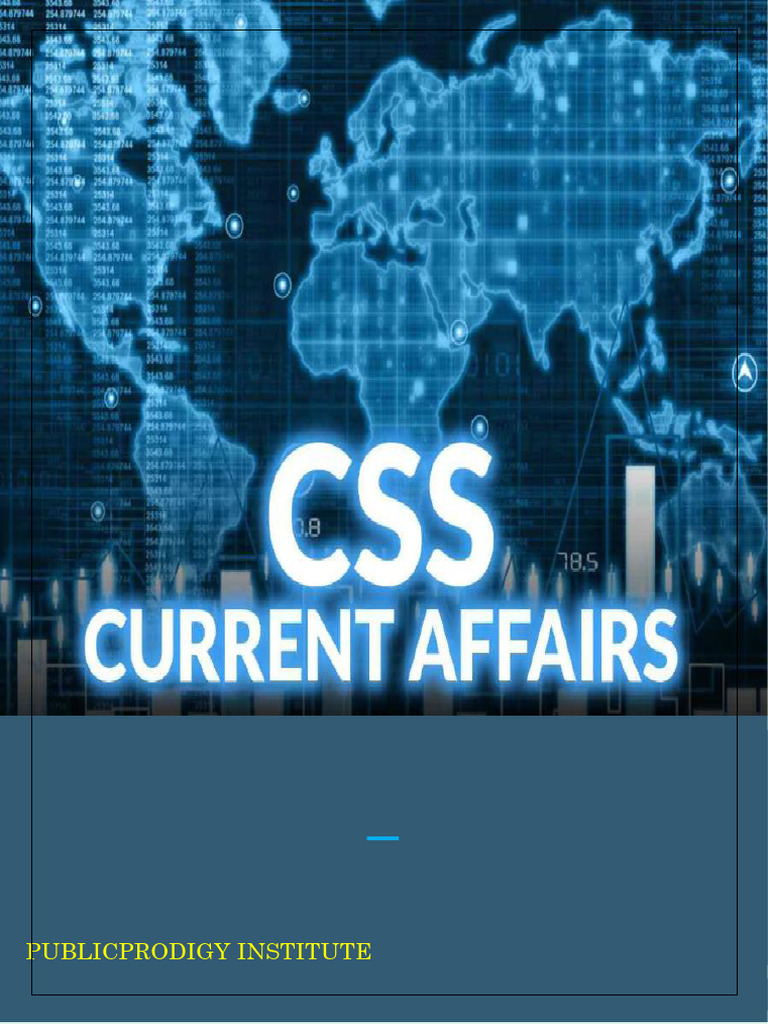 CSS Current Affairs Past Papers 1991-2025 | PDF | Pakistan | South Asia