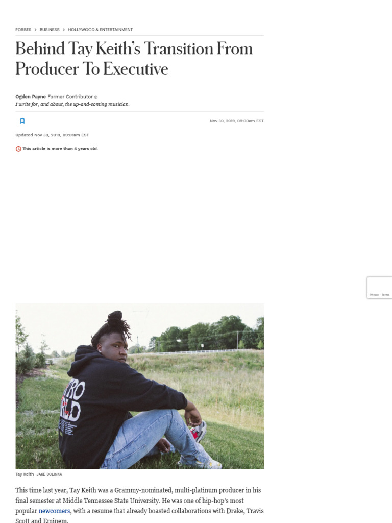 Behind Tay Keith's Transition From Producer To Executive | PDF