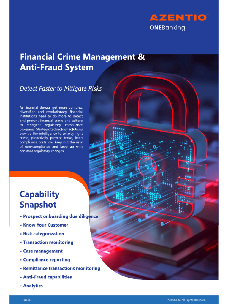 Financial Crime Management | PDF