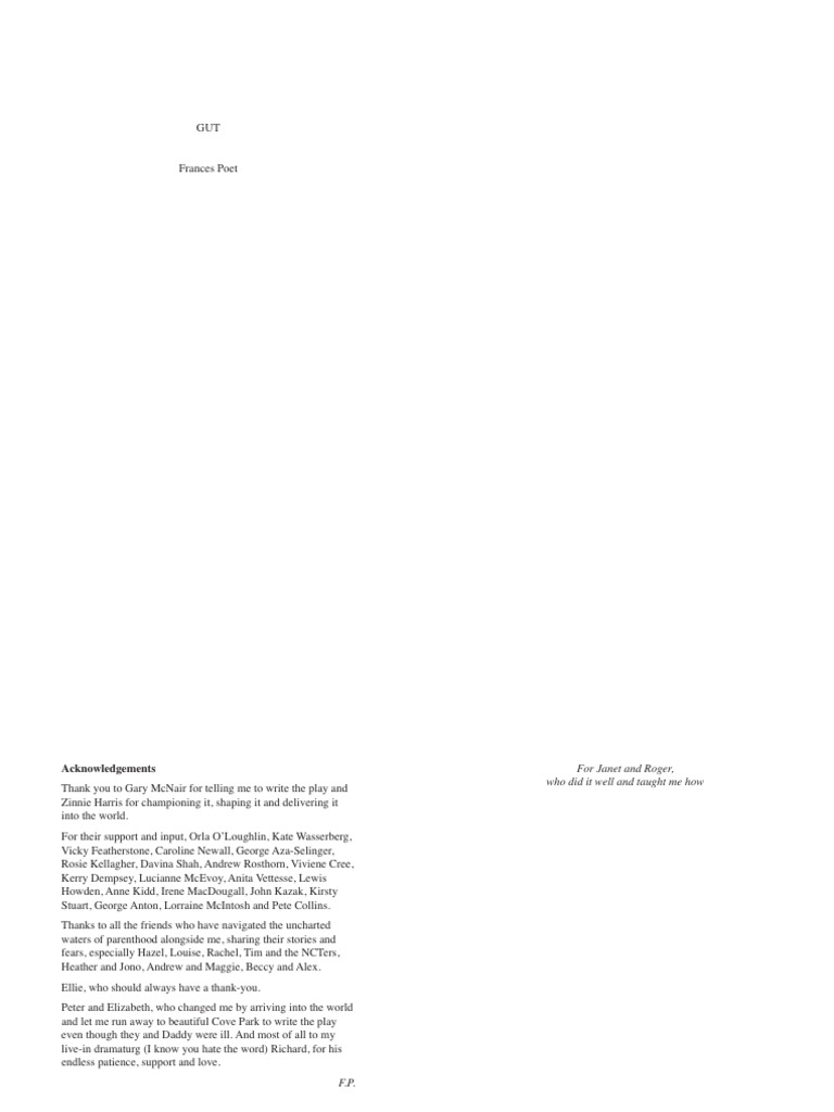 GUT by Frances Poet | PDF | Bathroom