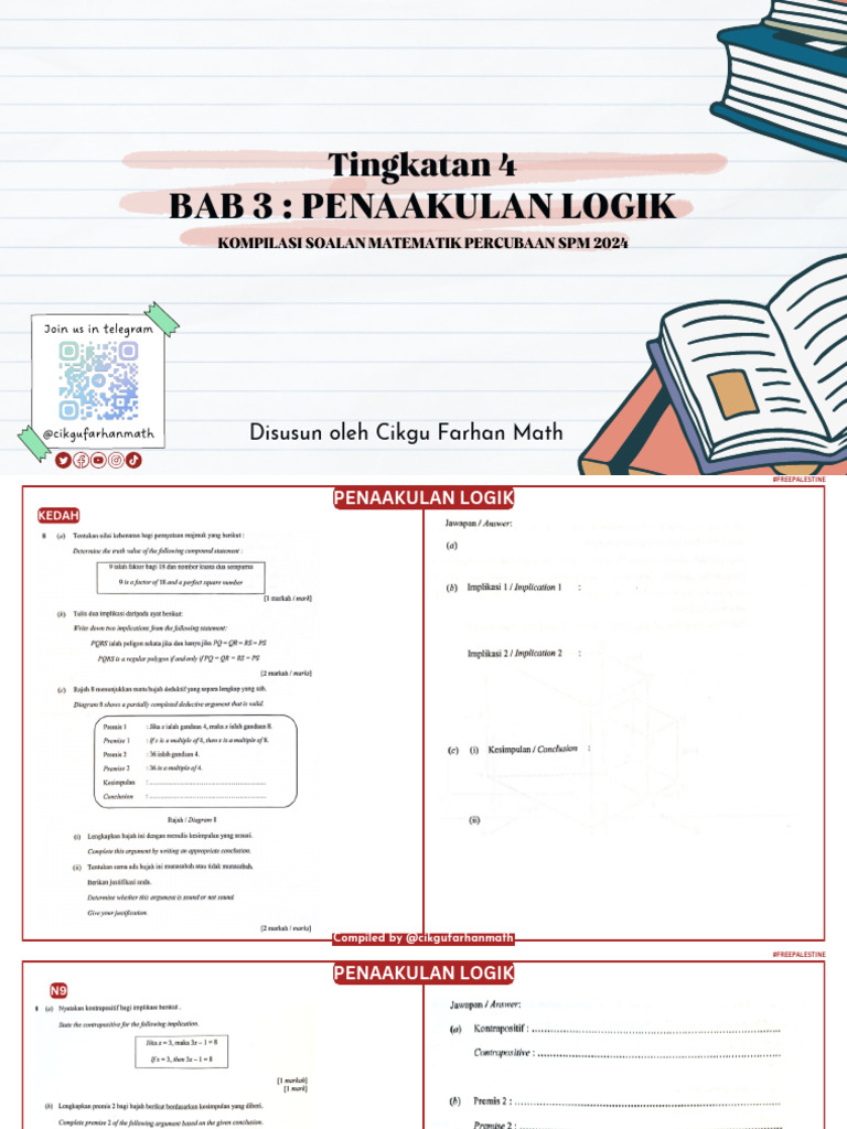 Soalan Penaakulan Logik Tingkatan 4 | PDF