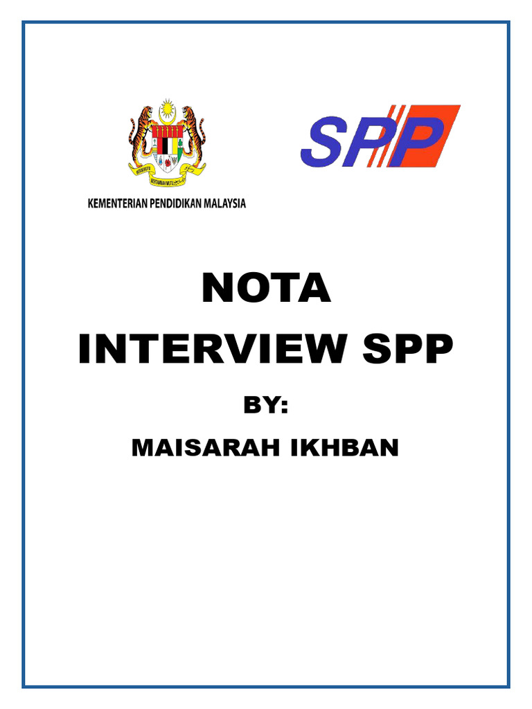 Nota SPP dan Transformasi Pendidikan | PDF