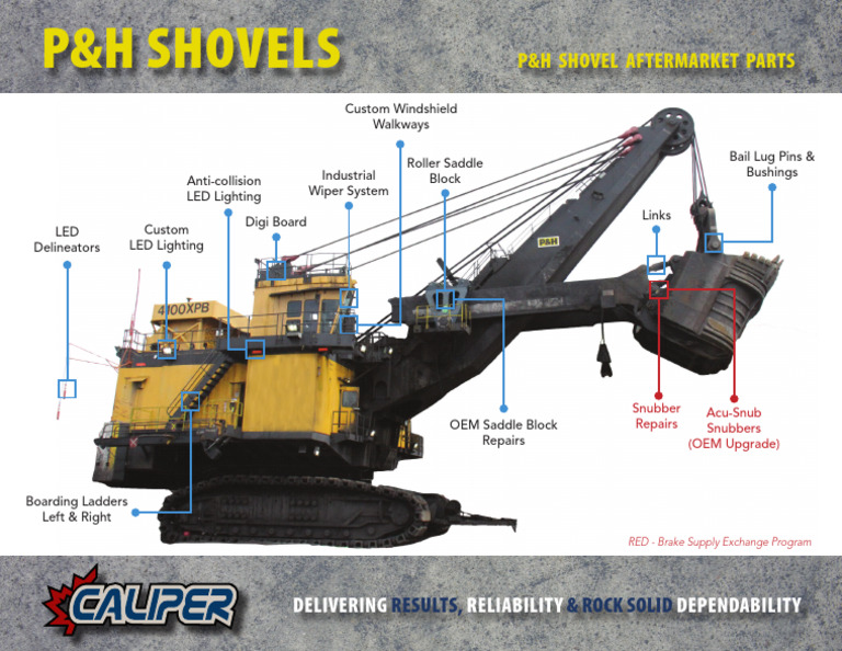 P&H Shovel Aftermarket Parts & Services | PDF