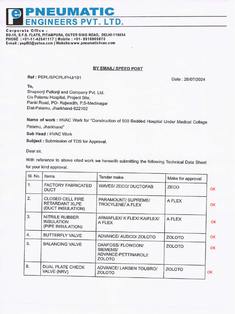 DUCT, Insulation, Valves & ADP - Compressed | PDF