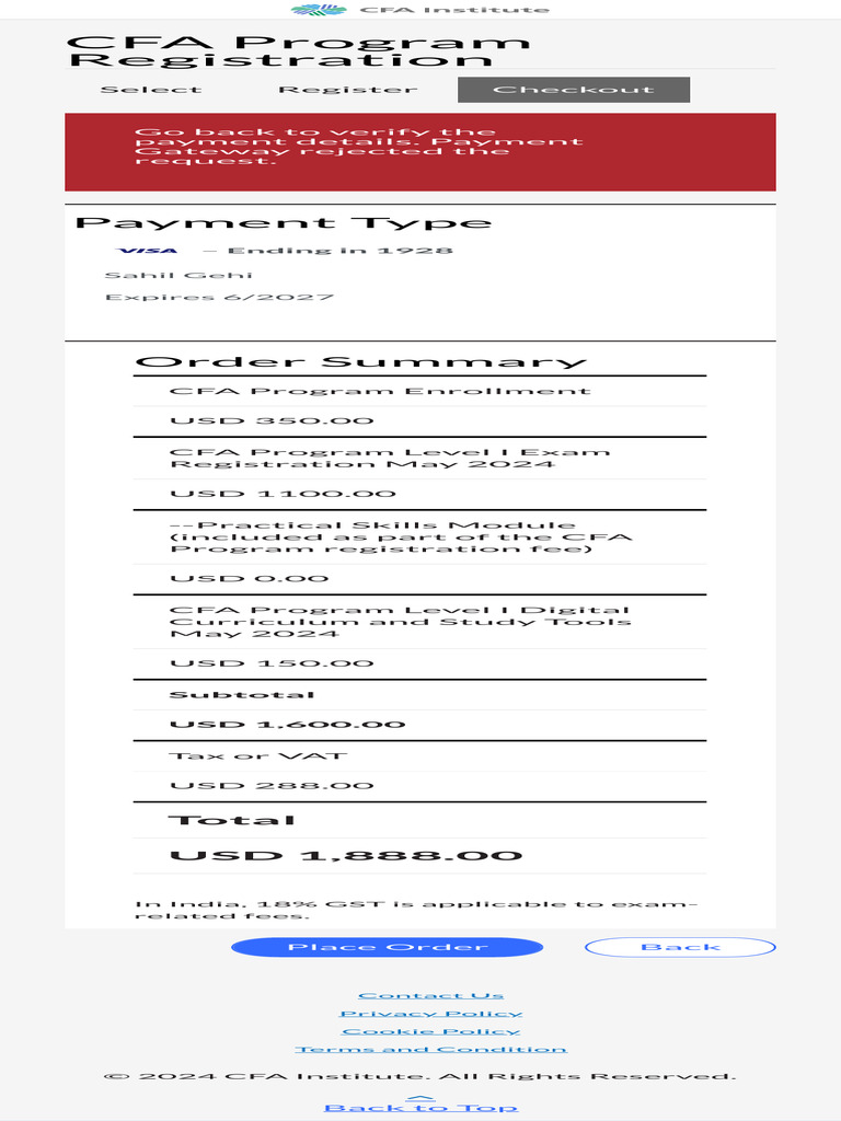Review Your Order Pdf