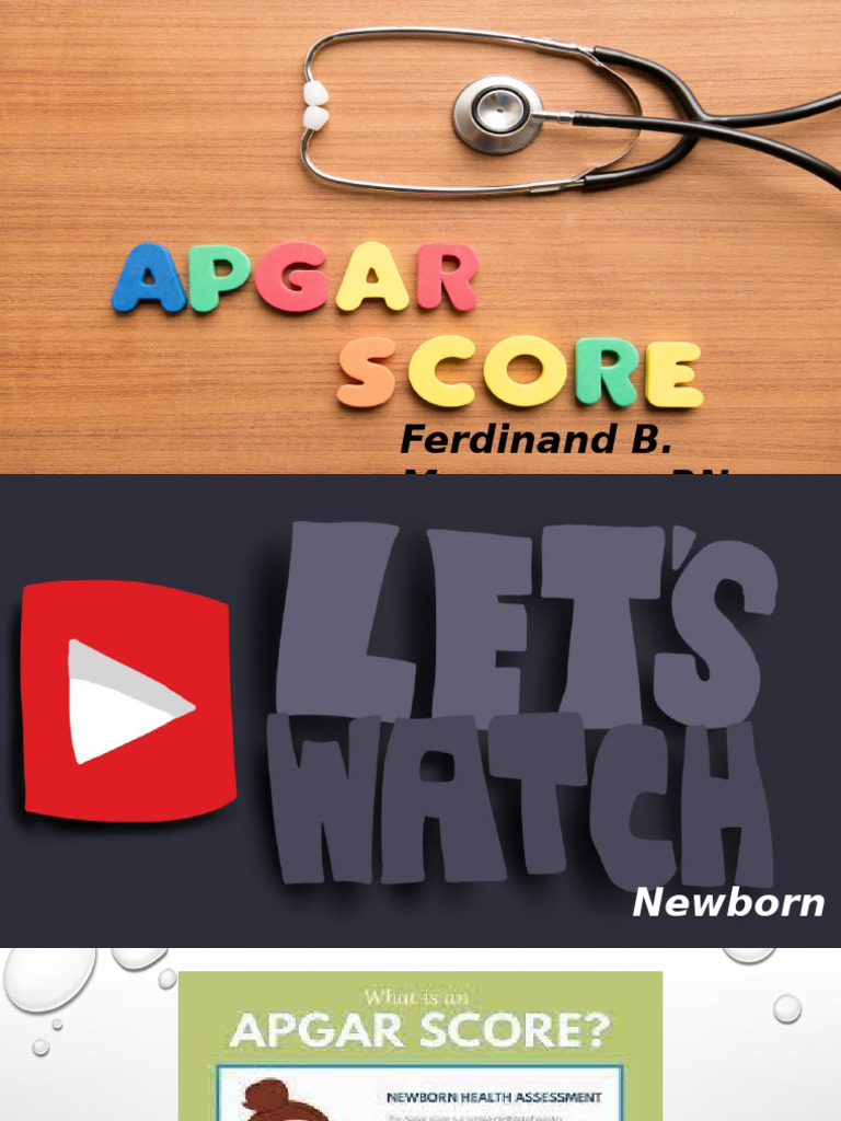 Unit 10 APGAR Scoring PF | PDF | Medical Specialties | Diseases And ...