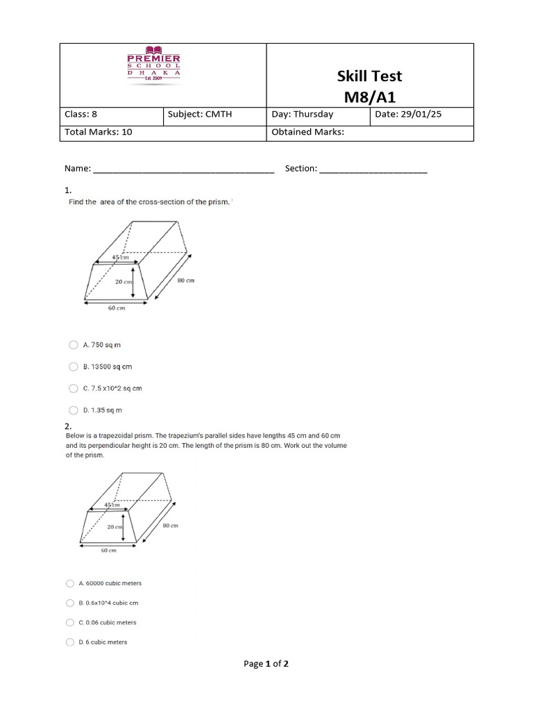 CMTH_C8_skill_M8-A1 | PDF