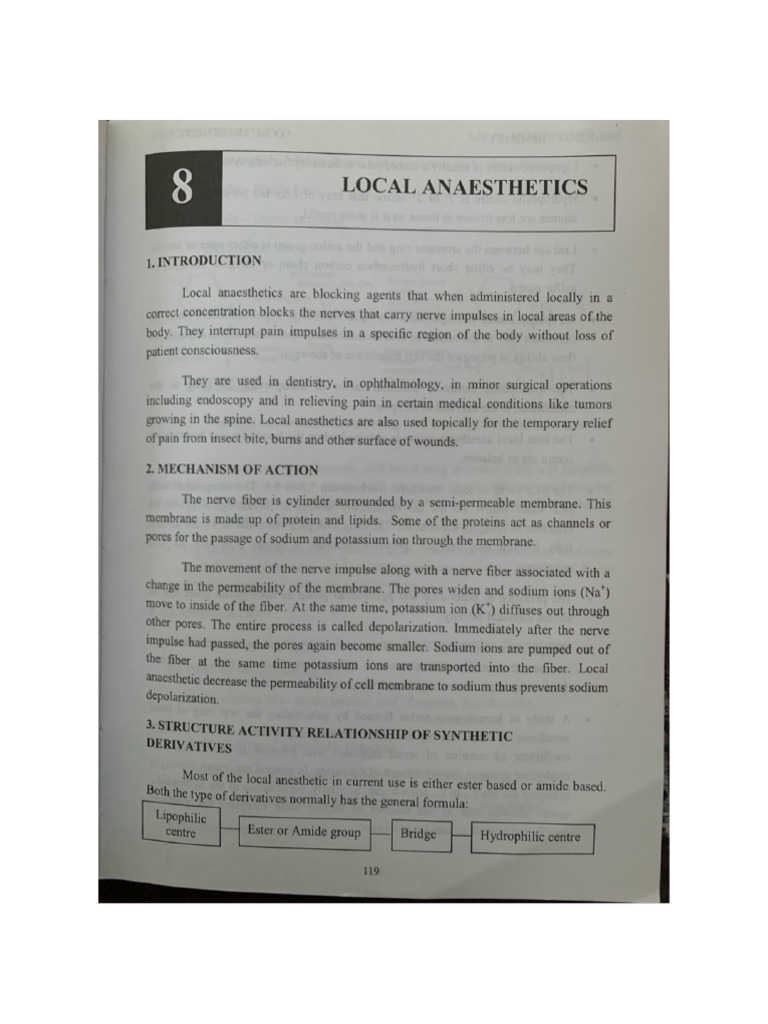 Ilango Local Anaesthetics | PDF