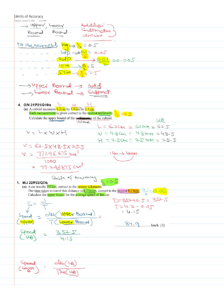 Limits of Accuracy | PDF
