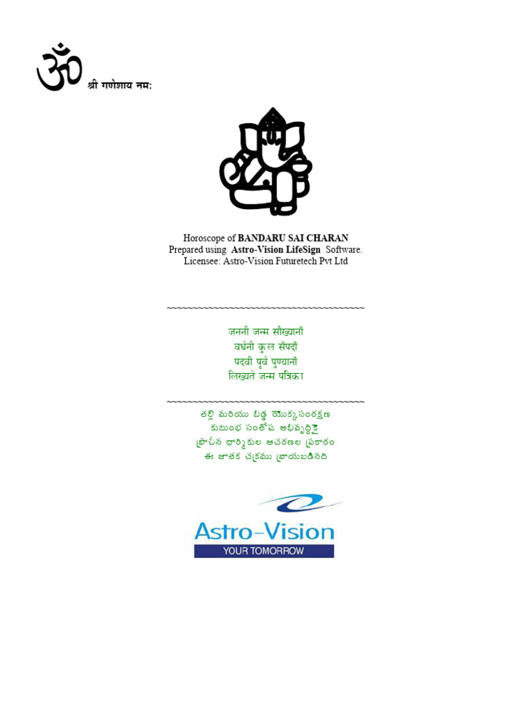 BANDARU SAI CHARAN_November1998 | PDF