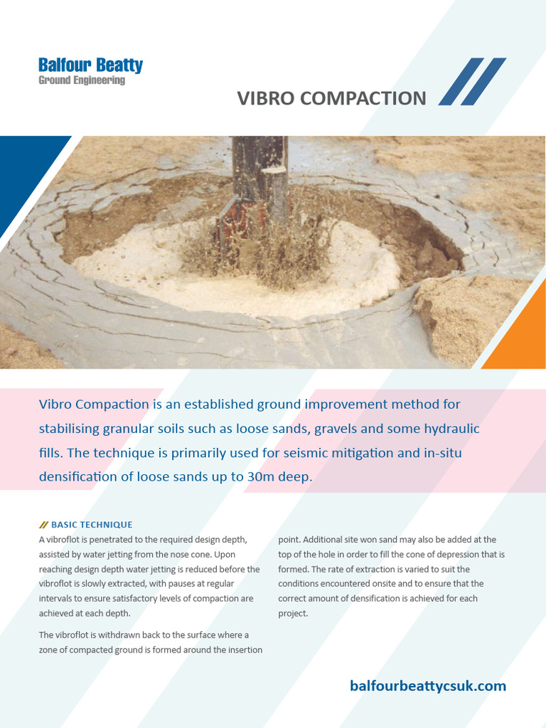 Vibro Compaction Bbge Web | PDF | Earth Sciences | Soil