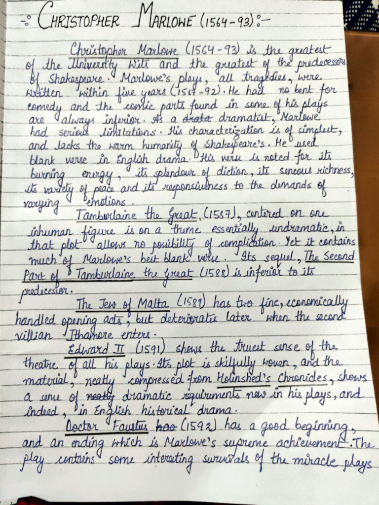 Christopher Marlowe | PDF