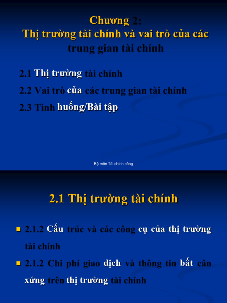 Chuong 2 - TTTC Va Vai Tro Cua TGTC | PDF