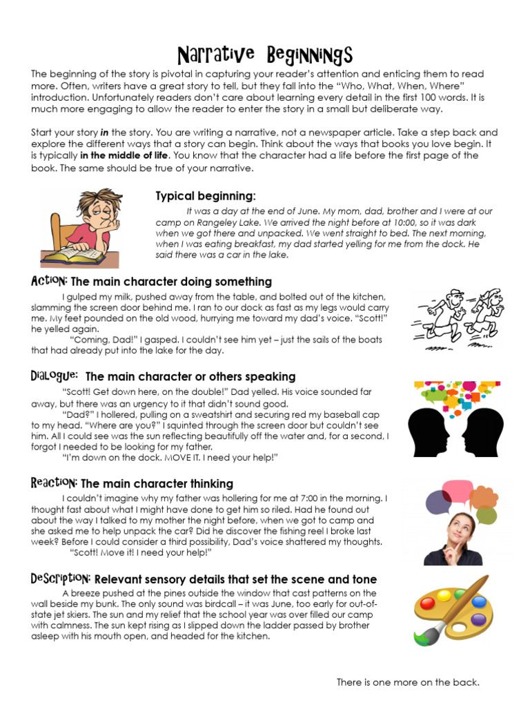 Narrative Beginnings PDF | PDF