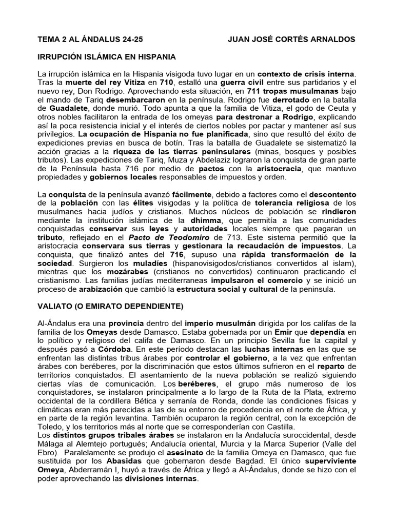 2 Al Andalus | PDF | Al Andalus | Edades medias