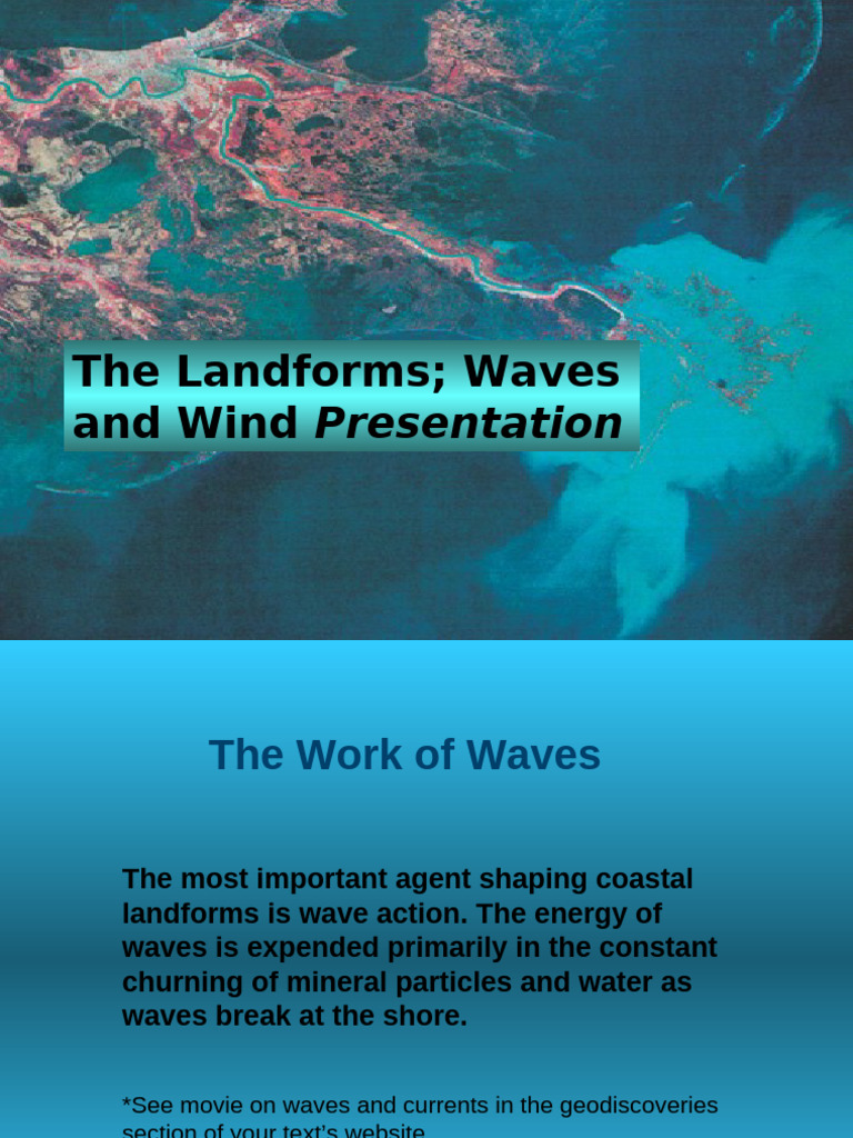 Landforms Waves & Wind | PDF | Dune | Tide