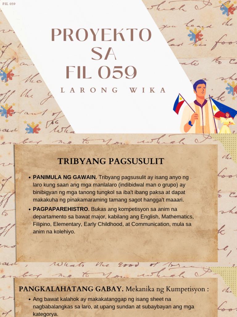 Proyekto Sa Fil 059 | PDF