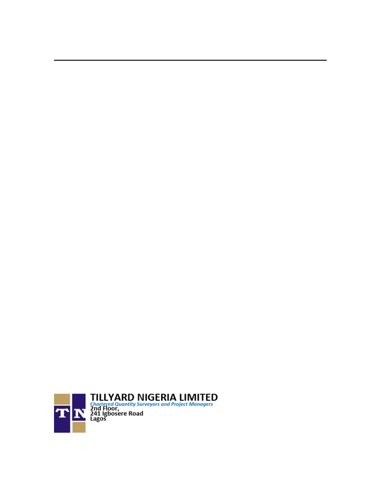3 BOQ NESTLE INFRASTRUCTURE Sagamu - PRICE Tender BoQ 22november2024 ...