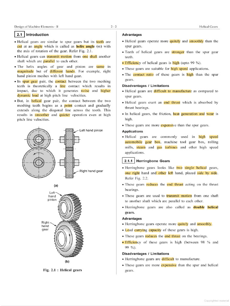 Helical Gear Design and Analysis | PDF | Gear | Motion (Physics)