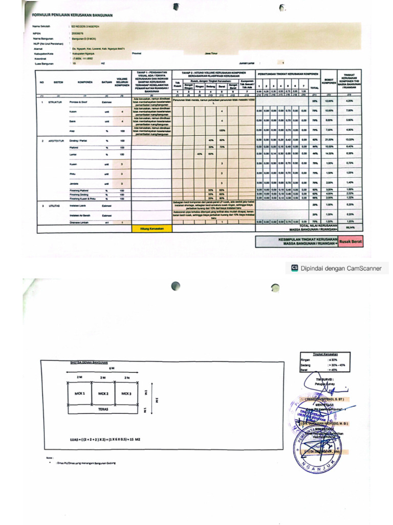 Bangunan D. (MCK) | PDF