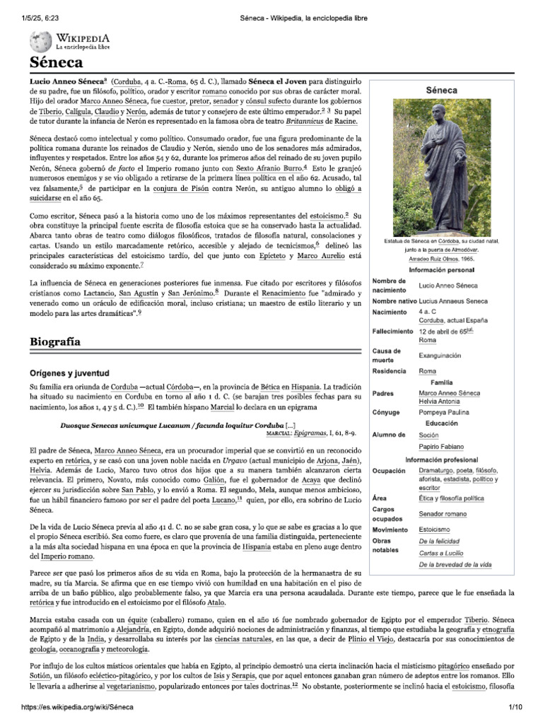 Séneca | PDF