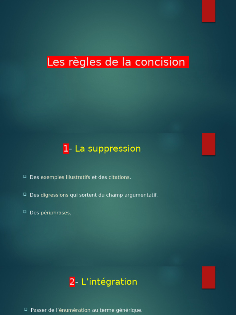 Les Règles de La Concision | PDF