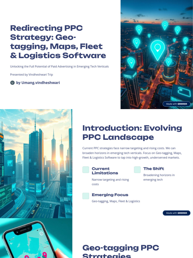 Redirecting PPC Strategy Geo Tagging Maps Fleet and Logistics Software ...