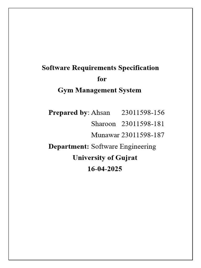 Software Requirement Specification | PDF | Mobile App | Computing