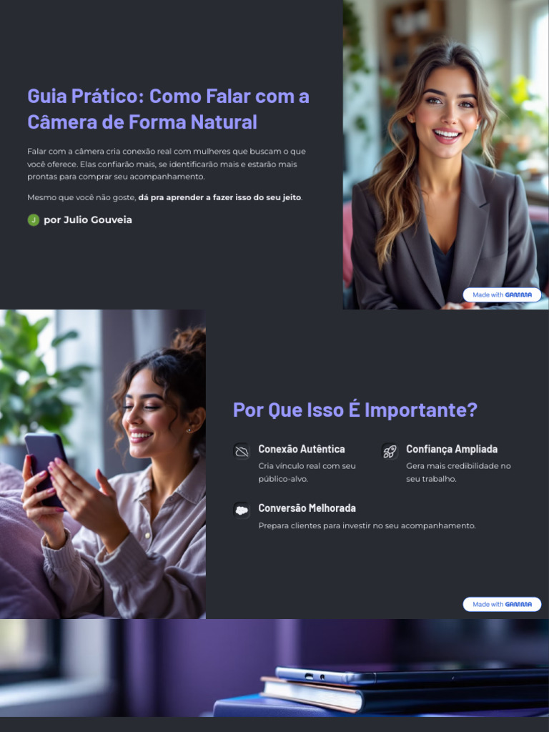 Guia Pratico Como Falar Com A Camera de Forma Natural | PDF | Câmera