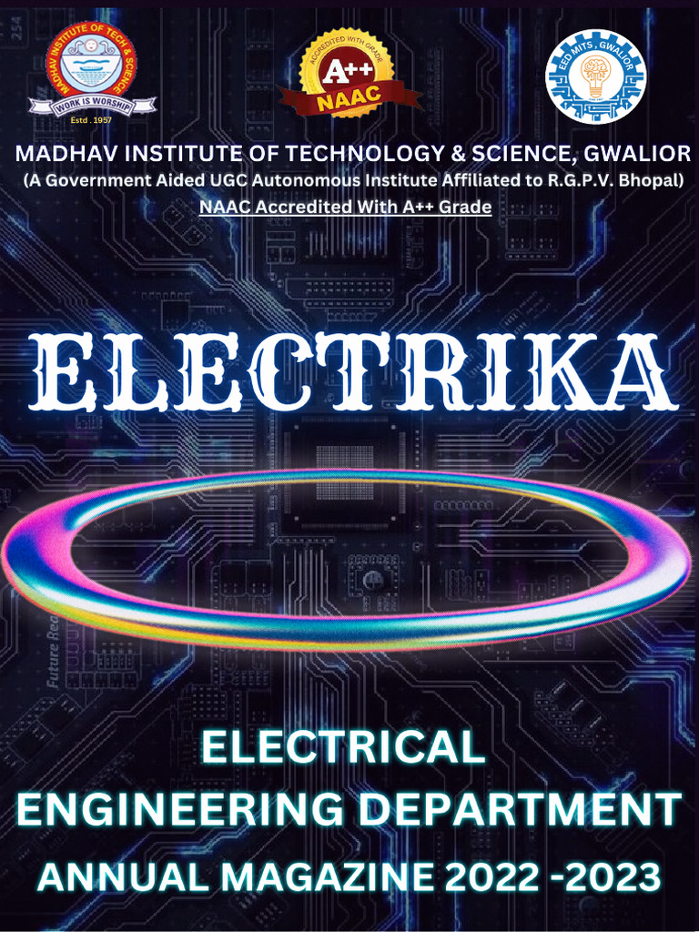 'ELECTRIKA' Electrical Engineering Department Annual Magazine 22-23 ...