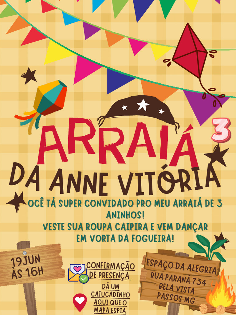 Anne vitória convite aniversário festa junina arraiá _20250501_084824_0000 | PDF