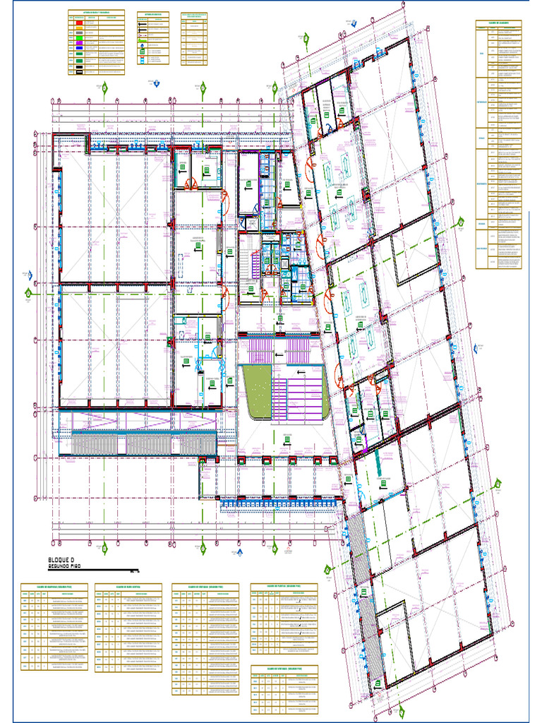 Bloque D Segundo Piso: Cuadro de Acabados | PDF