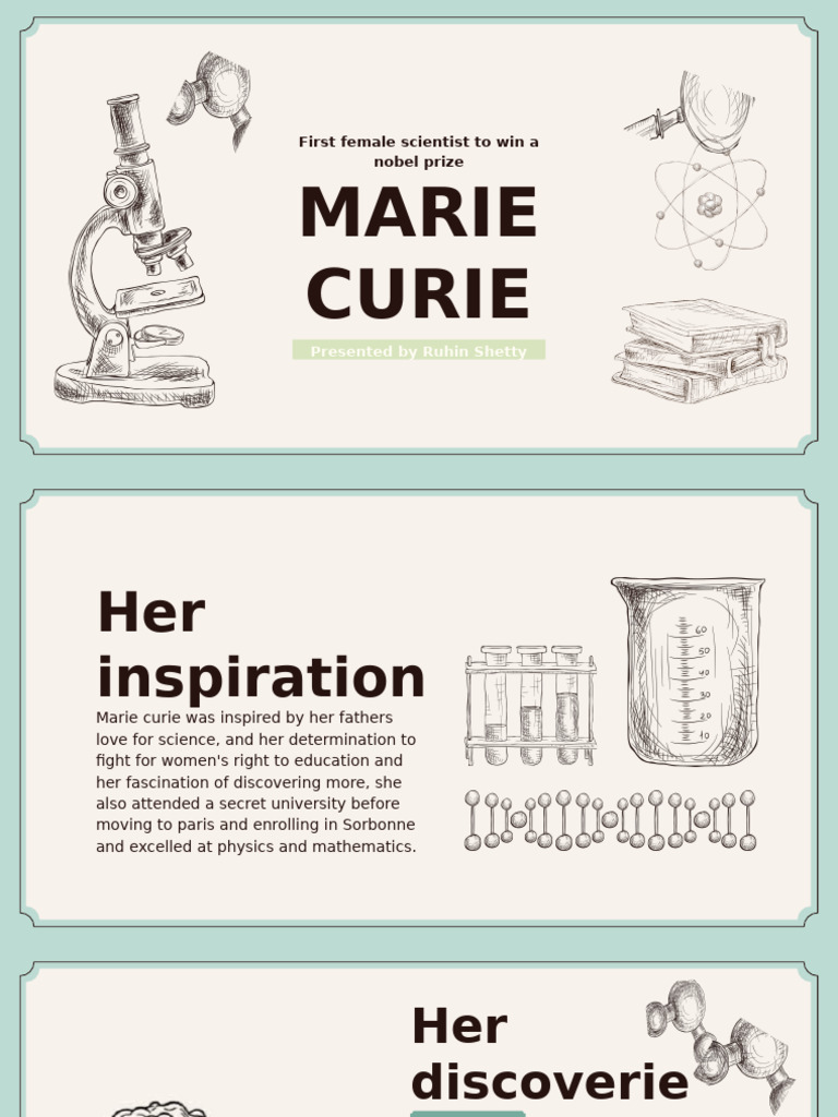 Marie Curie Science Day | PDF | Marie Curie | Radiation Therapy