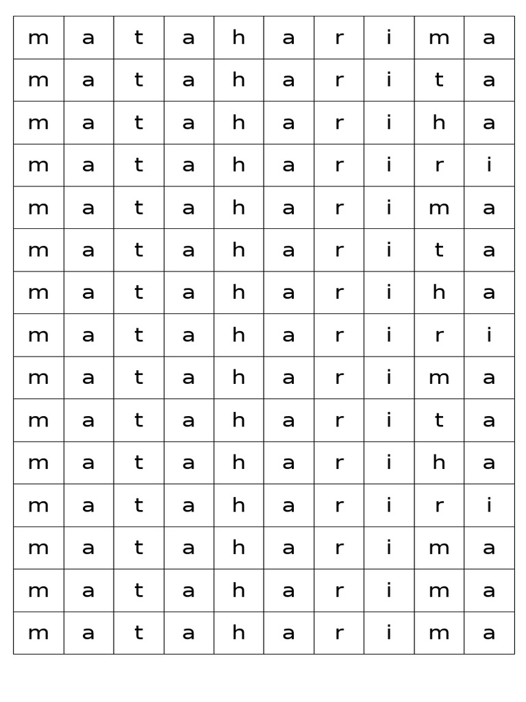 Kegiatan Menempel Huruf | PDF