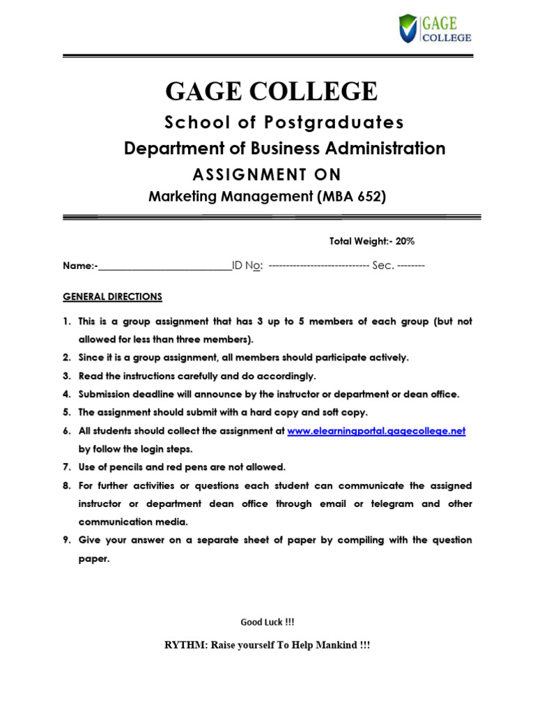 Marketing Management Group Assignment | PDF
