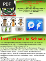 KCSE Agriculture Project Report 2025 | PDF