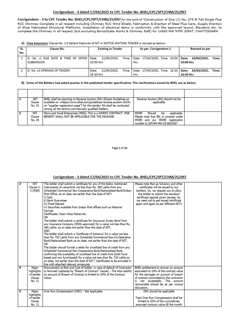 Corrigendum 3 17 04 2025 | PDF | Employment | Breach Of Contract