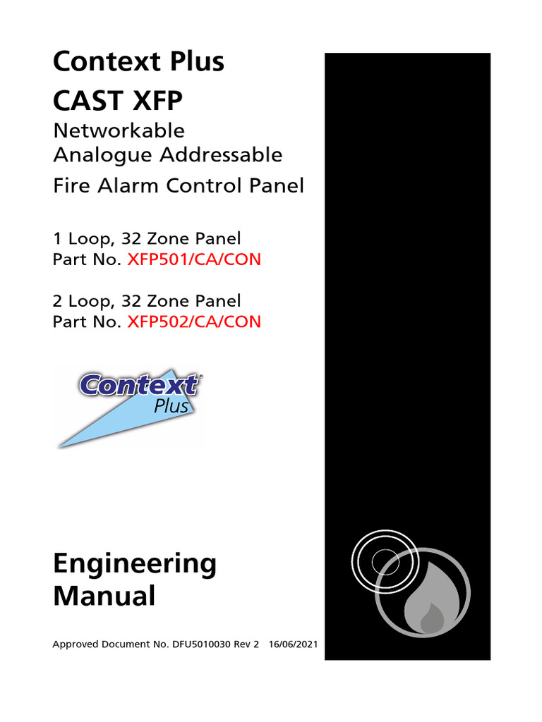 Context Plus XFP Fire Alarm Manual | PDF | Printed Circuit Board ...