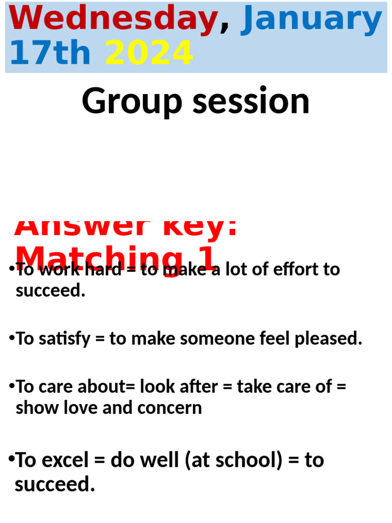 Présentation GS Mod 2 L5 +mod 3 L 1. 17.01.2024 | PDF