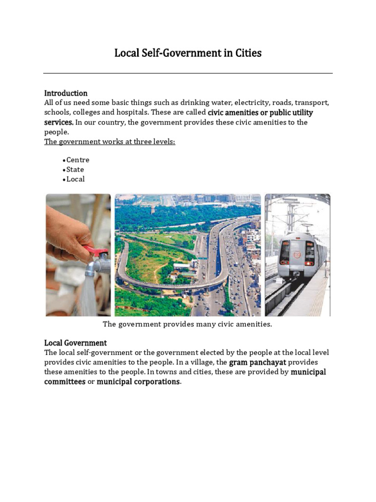 Local Self-Government in Urban Areas | PDF | Asia | International Relations