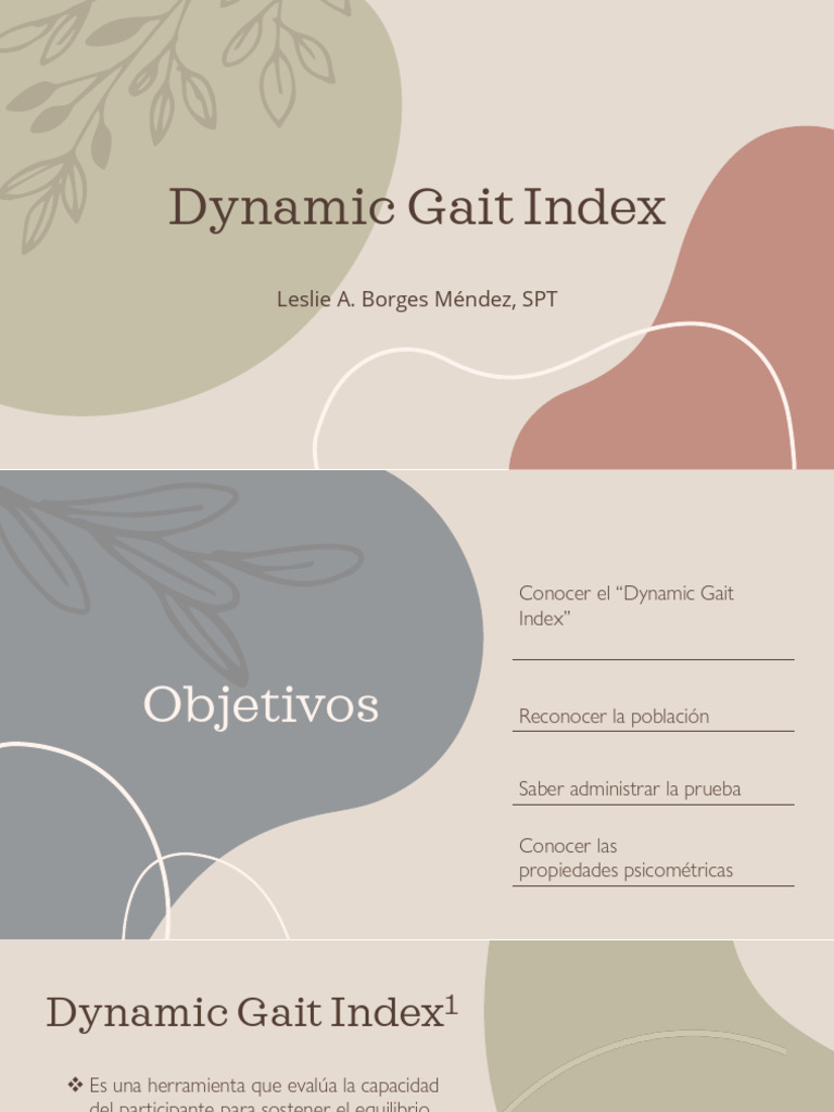 Dynamic Gait Index | PDF | Enfermedades y trastornos humanos ...