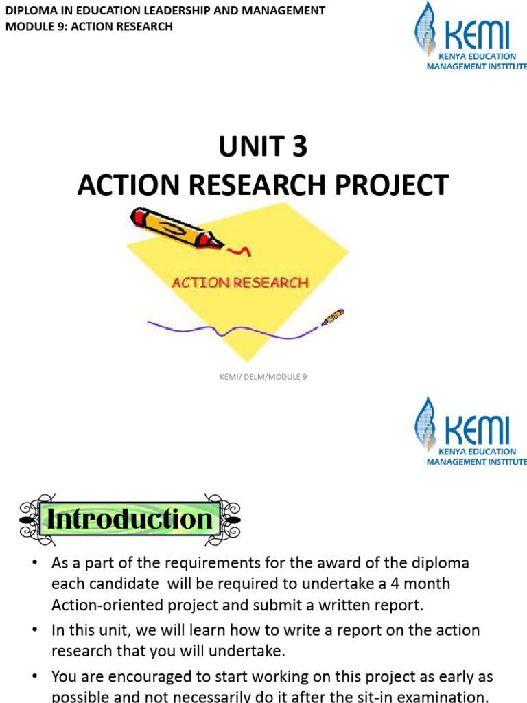 Action Research Project Guide | PDF | Evaluation | Learning