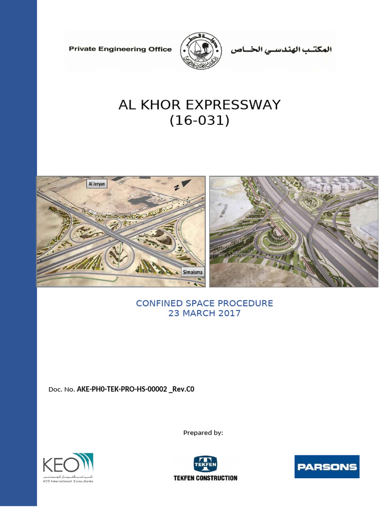 Confined Space Procedure | PDF | Labor Relations | Workplace