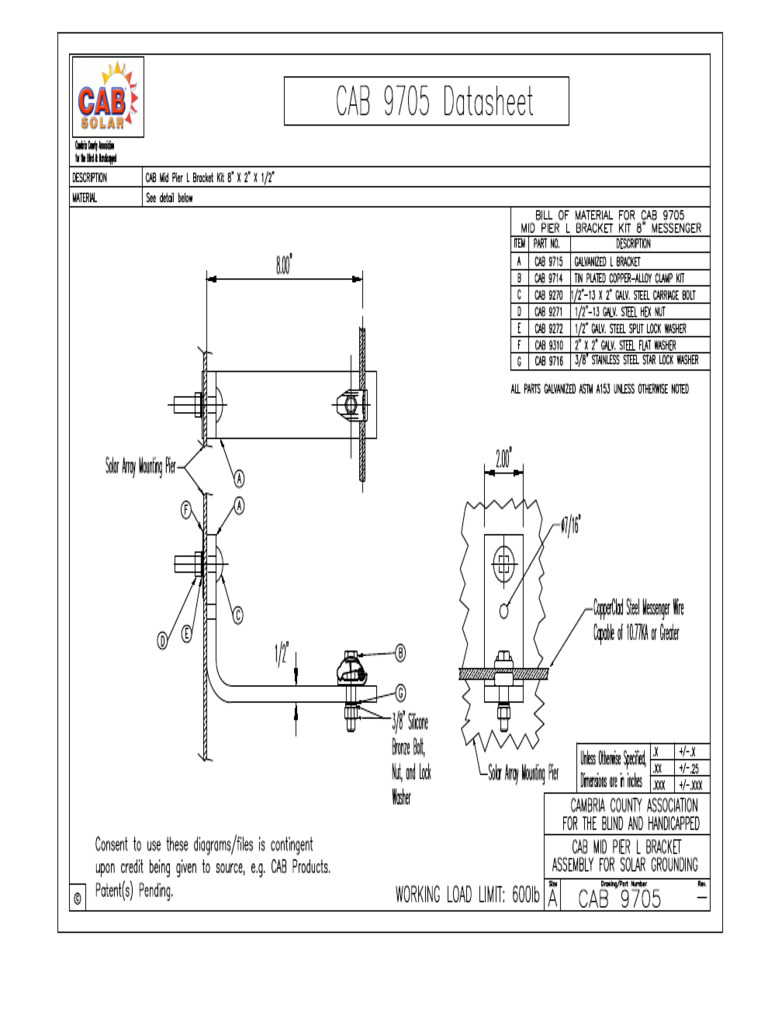 CAB 9705 Rev.-. | PDF