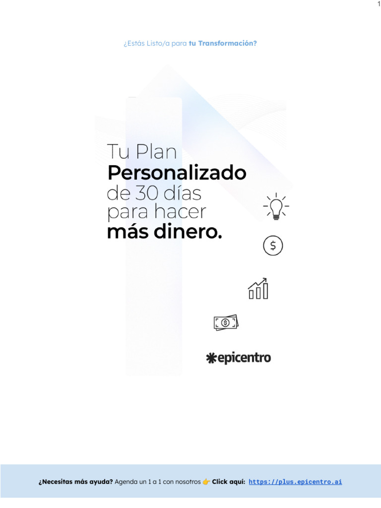 Plan de 30 Días - hacer mas dinero | PDF | Facebook