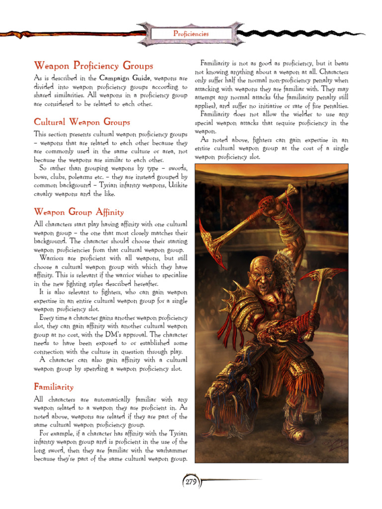 Cultural Weapon Proficiency Guide | PDF | Spear | Infantry