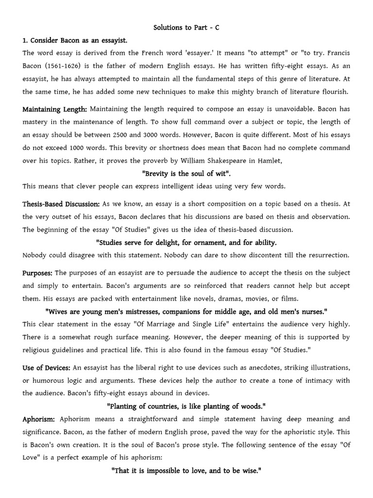 17th & 18th Century Non-Fictional Prose | PDF